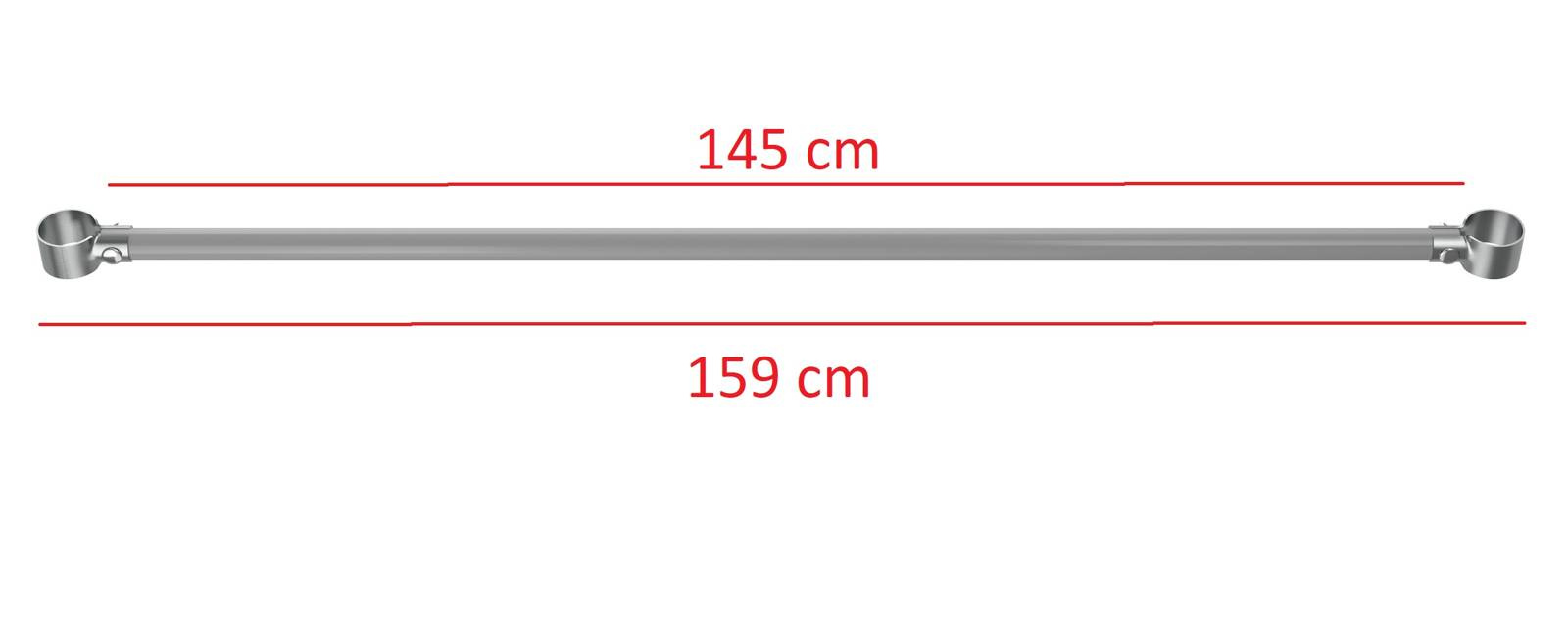 Drążek prosty 145 cm | Dav-ski